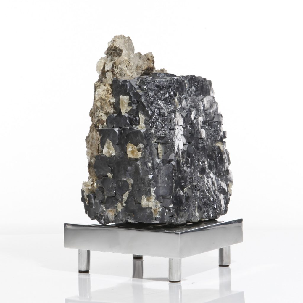 Galena with Calcite – House of Whitley